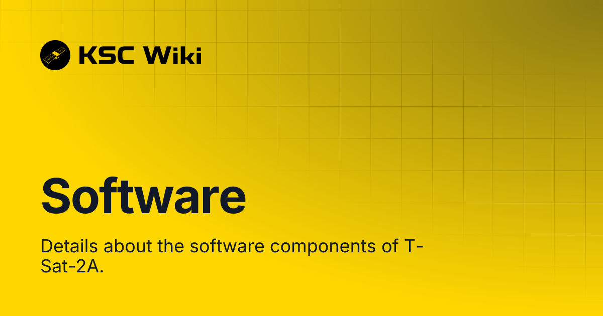 Software | KSC Wiki